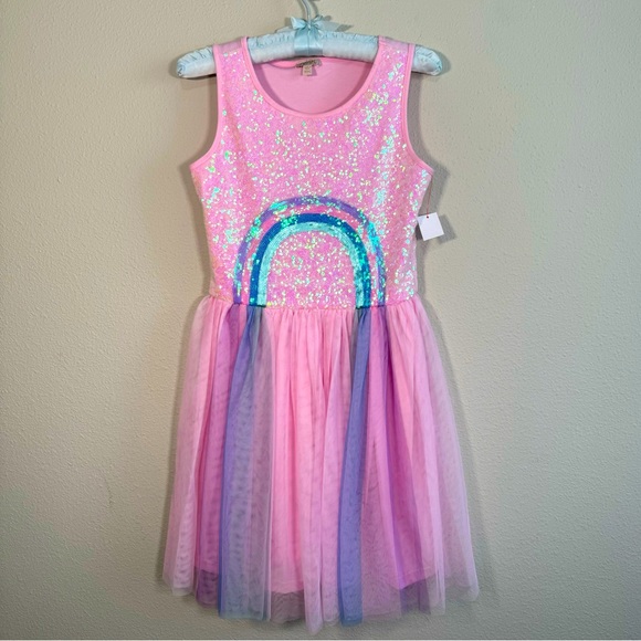 Zhenzi | Dresses | Nwt Darling Sequined Rainbow Tulle Dress Xl 4 By ...